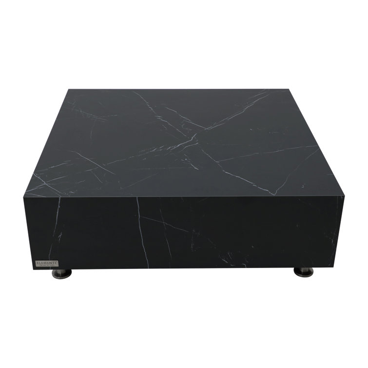 Elementi Rectangular SOFIA marble porcelain coffee table | Wayfair.co.uk